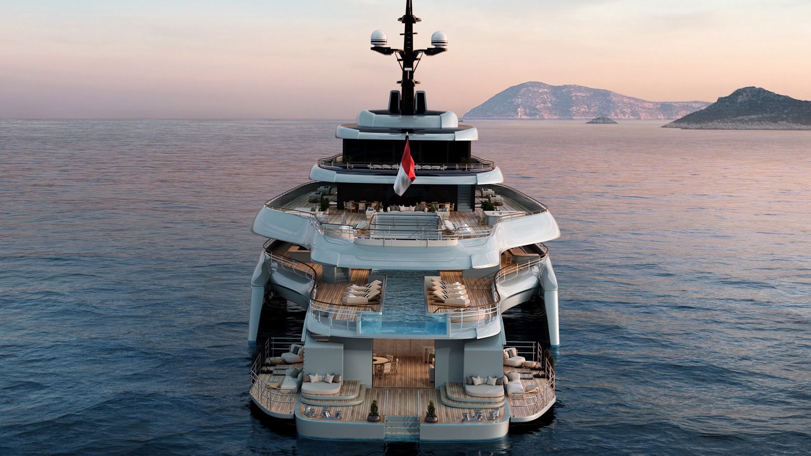 New 140m trimaran concept revealed by T. Fotiadis Design and Lateral ...